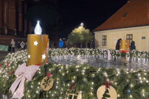 Na Strossmayerovom trgu upaljena prva adventska svijeća - Moje Đakovo